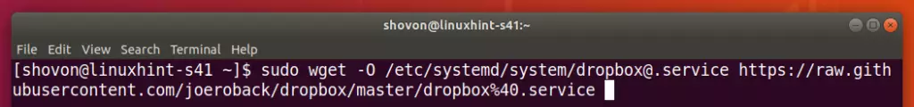 Slik konfigurerer du Dropbox på CentOS 8 Headless Server 11598_36