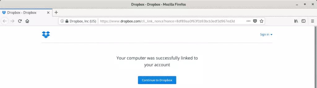 Masang Dropbox dina Debian 10 11600_19