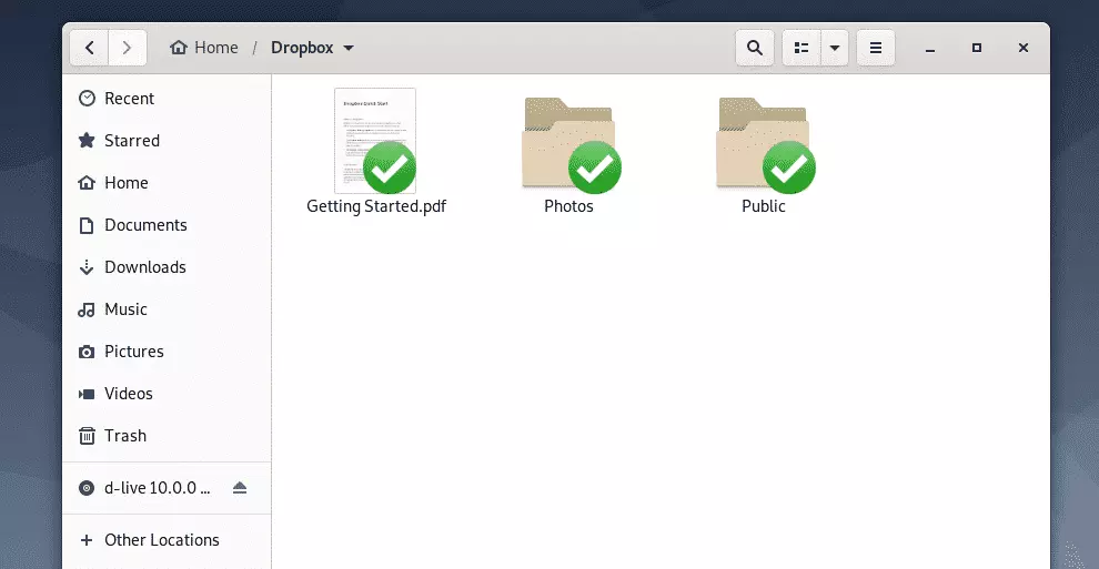 A Dropbox telepítése Debian 10-re 11600_21