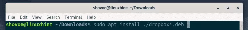 Debian 10 жүйесінде Dropbox орнату 11600_8
