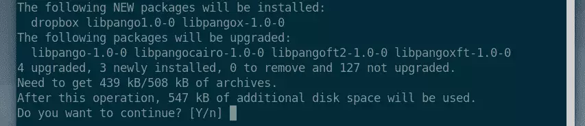 Debian 10 жүйесінде Dropbox орнату 11600_9