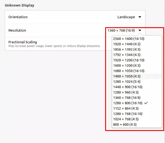 VirtualBox இல் லினக்ஸ் VM இன் தீர்மானத்தை எவ்வாறு மாற்றுவது 1160_3