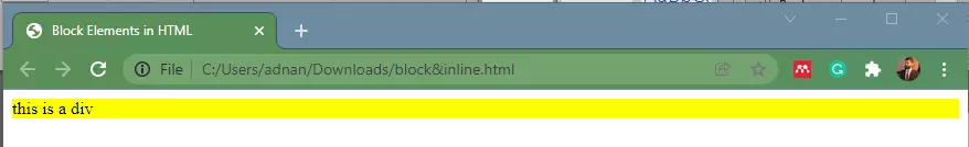 HTML Block an Inline Elementer | erkläert 11611_2
