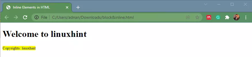 HTML blokea eta lerroko elementuak | azaldu 11611_4
