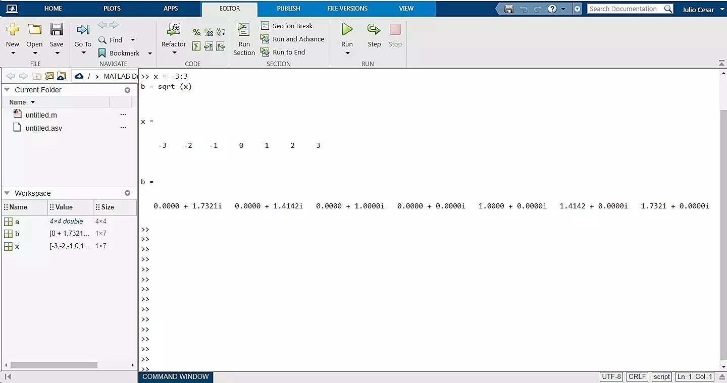 Arrel quadrada a MatLab 11629_3