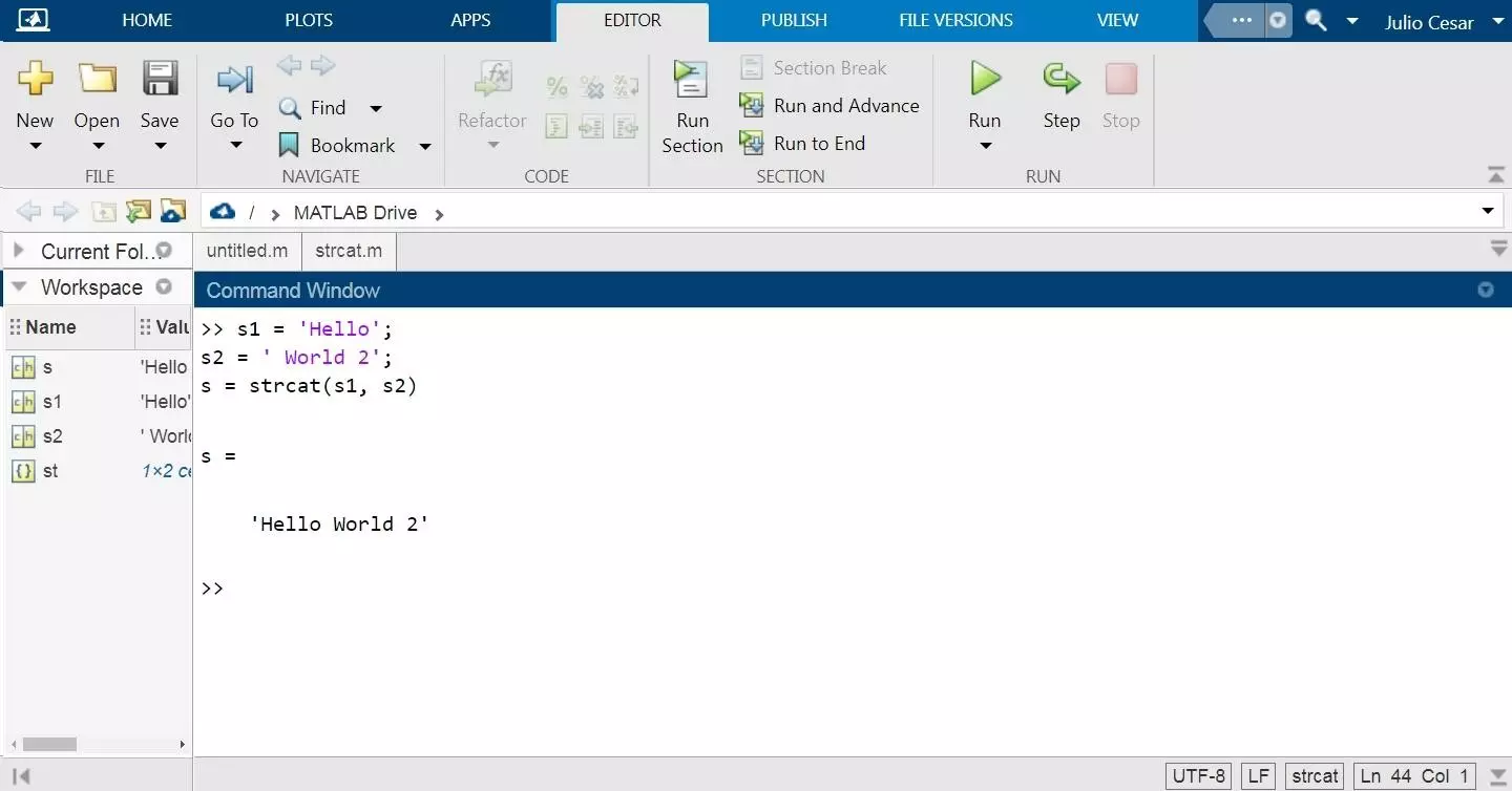 strcat a MATLAB 11634_2