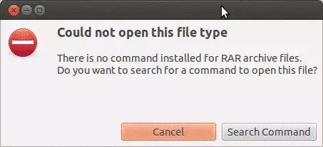 Com extreure fitxers RAR a Ubuntu Linux 11658_1