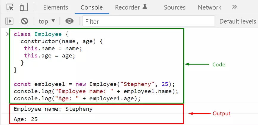 Konstruktora metode JavaScript 11666_2