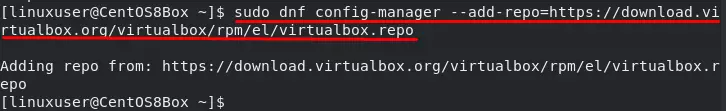 Giunsa ang Pag-install sa VirtualBox sa CentOS 8 1166_3