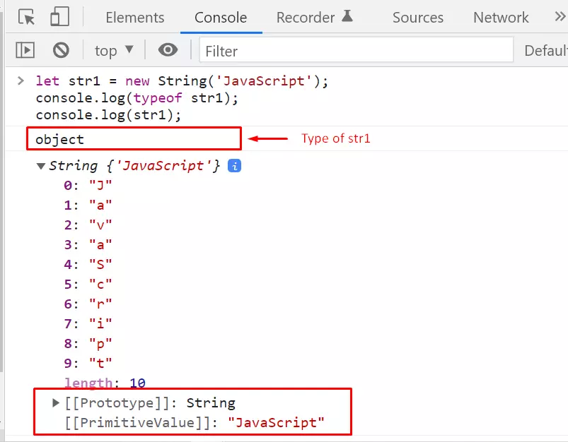 JavaScript Primitivaj Envolvaĵaj Tipoj | Klarigis 11671_10