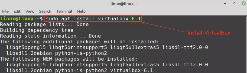 Kako instalirati VirtualBox na Linux Mint 20 1167_10