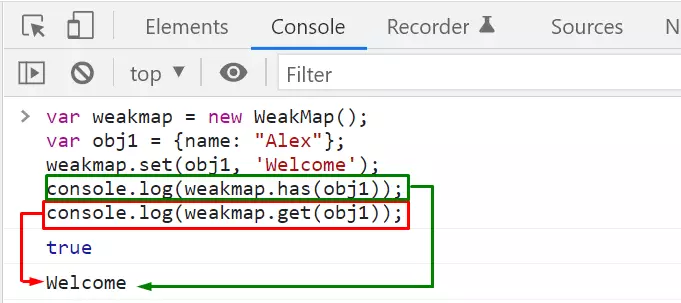 JavaScript WeakMap Object | Ipinaliwanag 11685_3