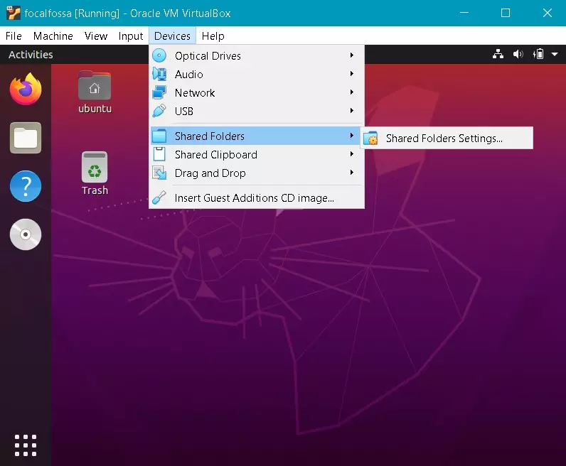 ការចែករំលែក Folders រវាង Host OS និង Guest OS នៅក្នុង VirtualBox 1168_4