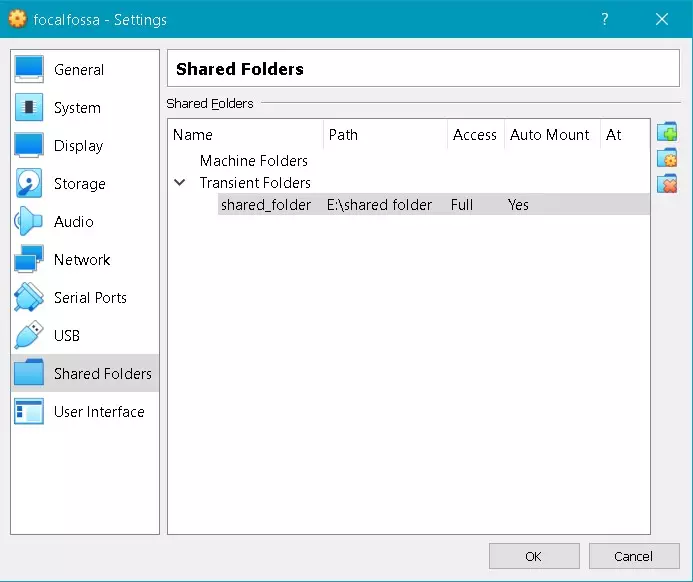 Udostępnianie folderów między systemem operacyjnym hosta i systemem gościa w VirtualBox 1168_7