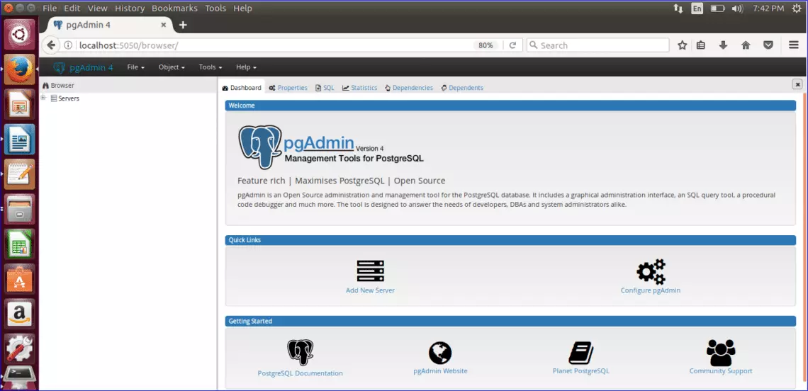 Встановіть PgAdmin4 на Ubuntu 11691_11