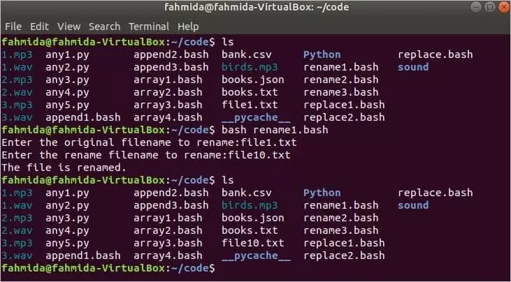 Як перейменувати файл у Bash 11695_1