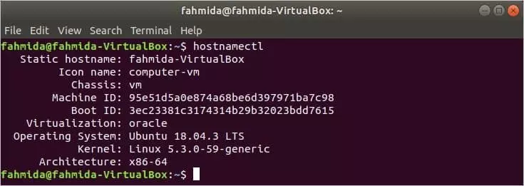 Faʻafefea ona siaki le Ubuntu version i le bash 11696_5