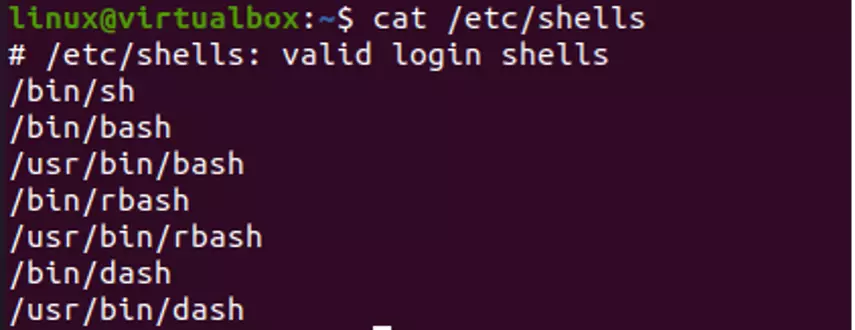 Príkaz Chsh Linux 116_2