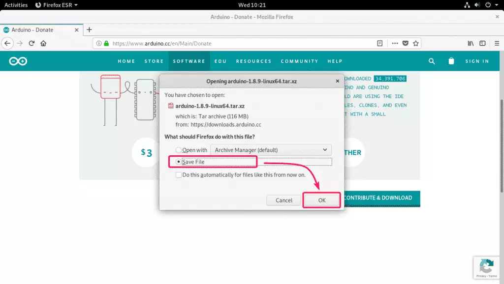 Installation de l'IDE Arduino sur Debian 10 11704_15