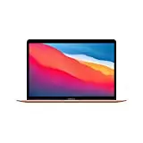 Portátil Apple MacBook Air 2020: Chip Apple M1, Ecrã Retina de 13”, 8 GB de RAM, Armazenamento SSD de 256 GB, Teclado retroiluminado, Câmara FaceTime HD, Touch ID. Funciona com iPhone/iPad; Ouro