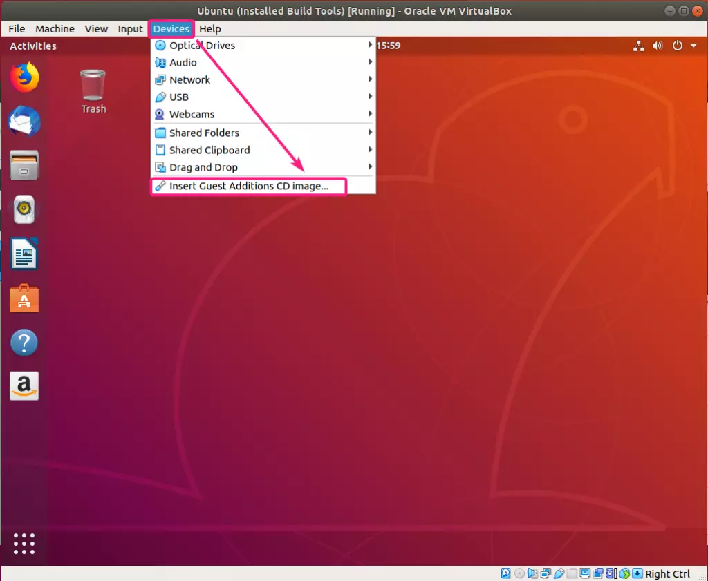 Ubuntu VirtualBox VM-də VirtualBox Qonaq Əlavələrini quraşdırın 1170_12