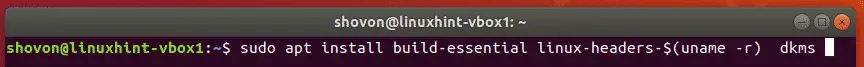 Ubuntu VirtualBox VM-də VirtualBox Qonaq Əlavələrini quraşdırın 1170_3