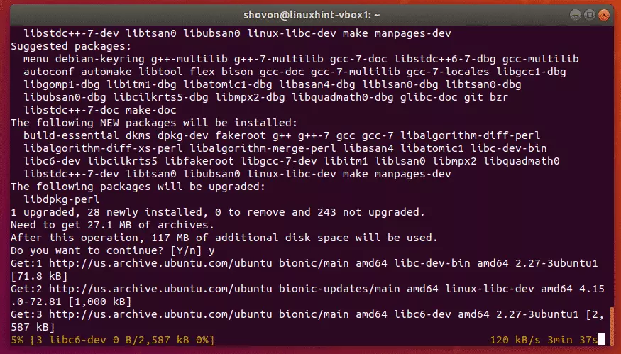 Ubuntu VirtualBox VM-də VirtualBox Qonaq Əlavələrini quraşdırın 1170_5