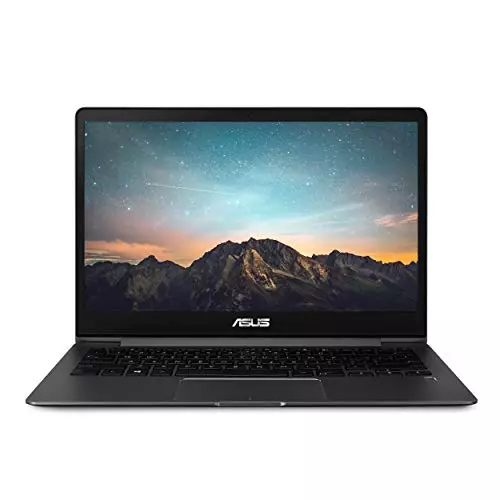 Máy tính xách tay siêu mỏng ASUS ZenBook 13, Màn hình rộng 13,3 inch Full HD, Intel Core i5-8265U thế hệ thứ 8, 8GB LPDDR3, SSD PCIe 512GB, KB có đèn nền, Vân tay, Xám xám, Windows 10, UX331FA-AS51