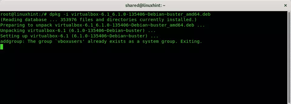 Debian 10 ನಲ್ಲಿ VirtualBox 6 ಅನ್ನು ಹೇಗೆ ಸ್ಥಾಪಿಸುವುದು 1172_3