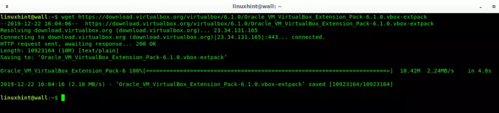 Debian 10 ನಲ್ಲಿ VirtualBox 6 ಅನ್ನು ಹೇಗೆ ಸ್ಥಾಪಿಸುವುದು 1172_31