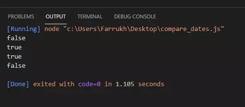 Ako porovnať dva dátumy v JavaScripte 11750_1
