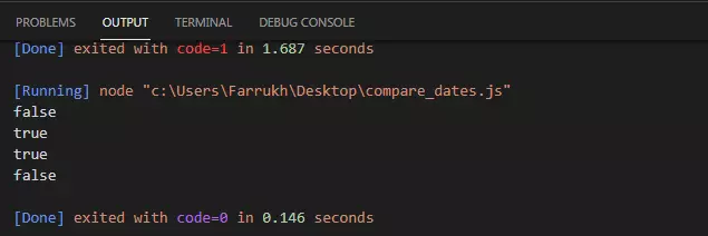 Ako porovnať dva dátumy v JavaScripte 11750_2