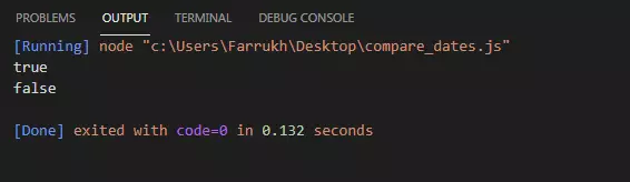 Ako porovnať dva dátumy v JavaScripte 11750_3