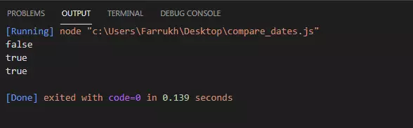 Ako porovnať dva dátumy v JavaScripte 11750_4