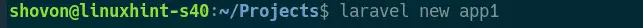 Laravel զարգացման միջավայրի կարգավորում Debian 10-ում 11775_37