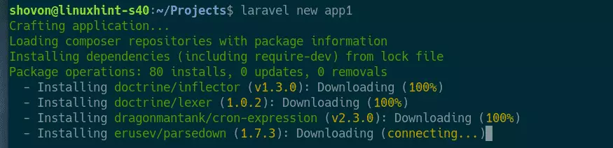 Einrichten der Laravel-Entwicklungsumgebung unter Debian 10 11775_38