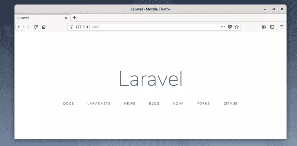 Laravel izstrādes vides iestatīšana operētājsistēmā Debian 10 11775_48