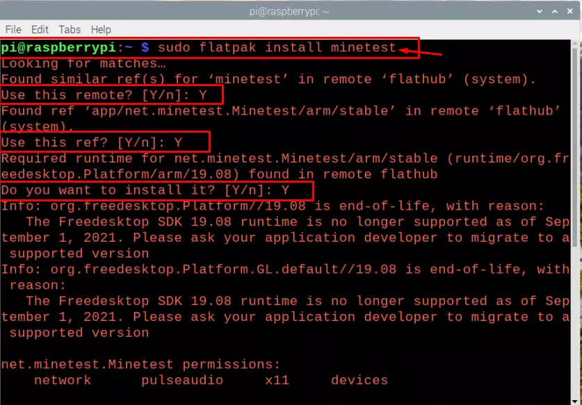 Giunsa i-install ang Minetest sa Raspberry Pi 11782_6