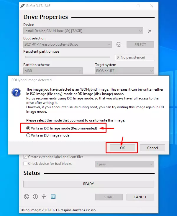 Uyifaka njani kwaye uyiqhube njani iRaspberry Pi Desktop kwiPC ngehard drive yangaphandle 11796_6