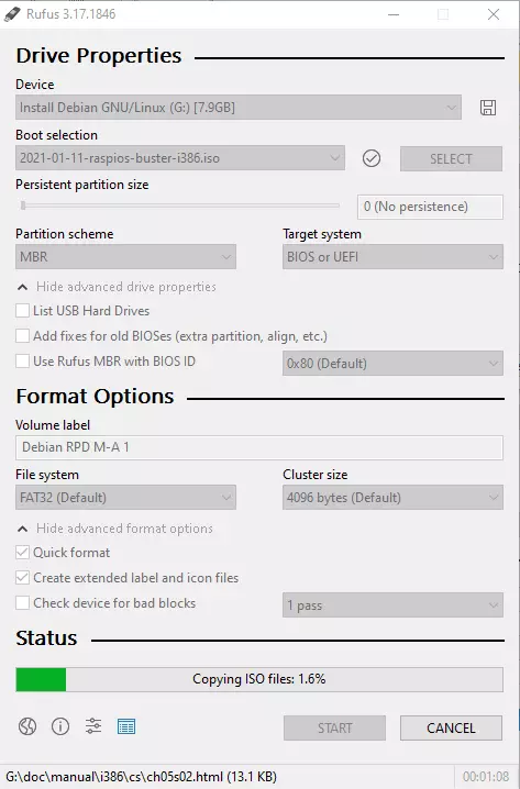 Ki jan yo enstale ak kouri Raspberry Pi Desktop sou PC atravè ekstèn kondwi difisil 11796_8