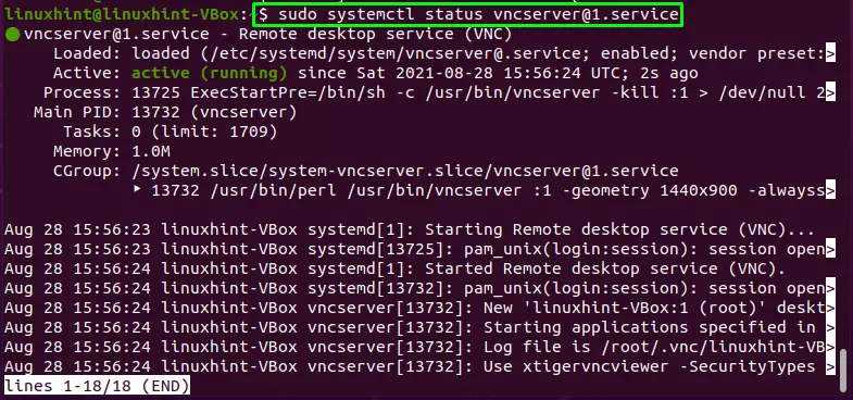 Paano i-install at i-configure ang VNC sa Ubuntu 11808_23