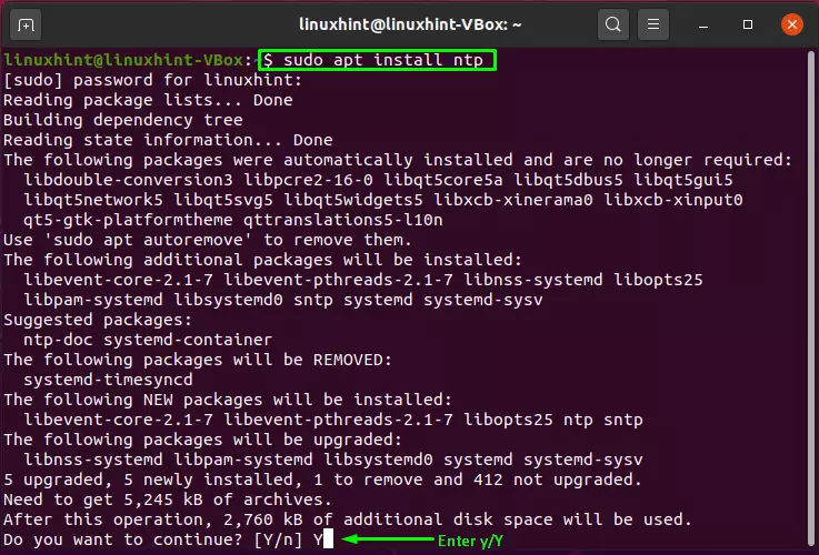 Ubuntu-da NTP serwerini we müşderisini nädip sazlamaly 11814_23