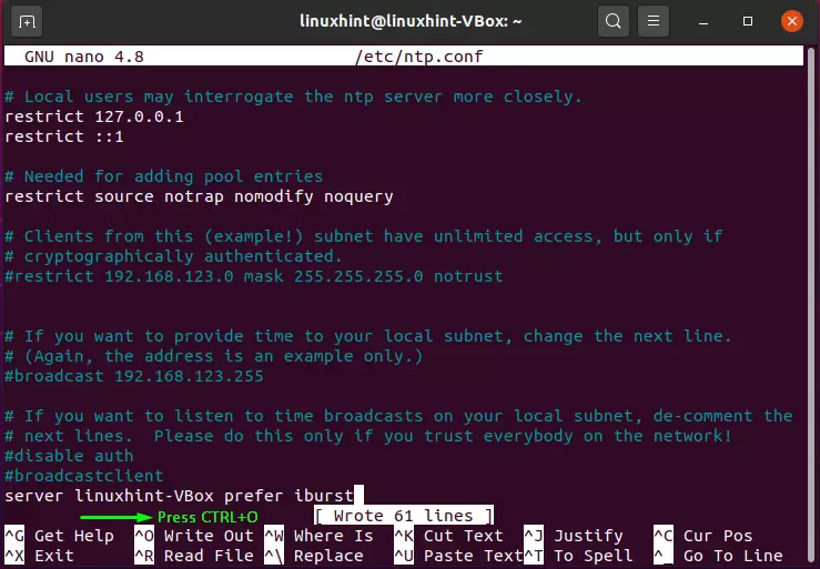 Kaip nustatyti NTP serverį ir klientą Ubuntu 11814_27