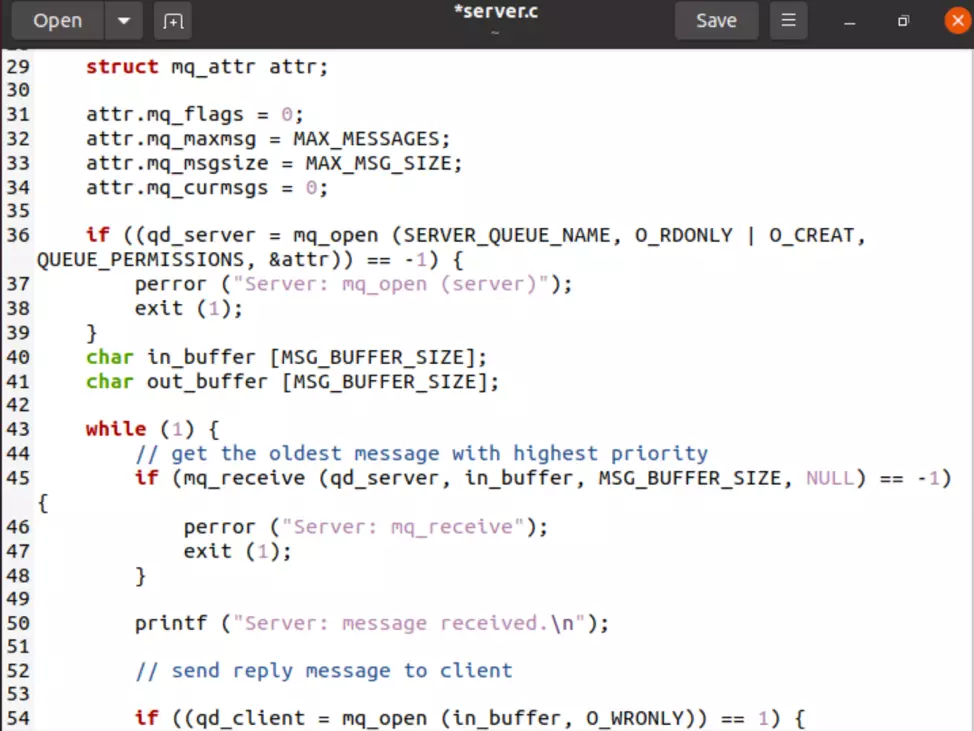 POSIX Message Queues nga adunay C Programming 11829_2