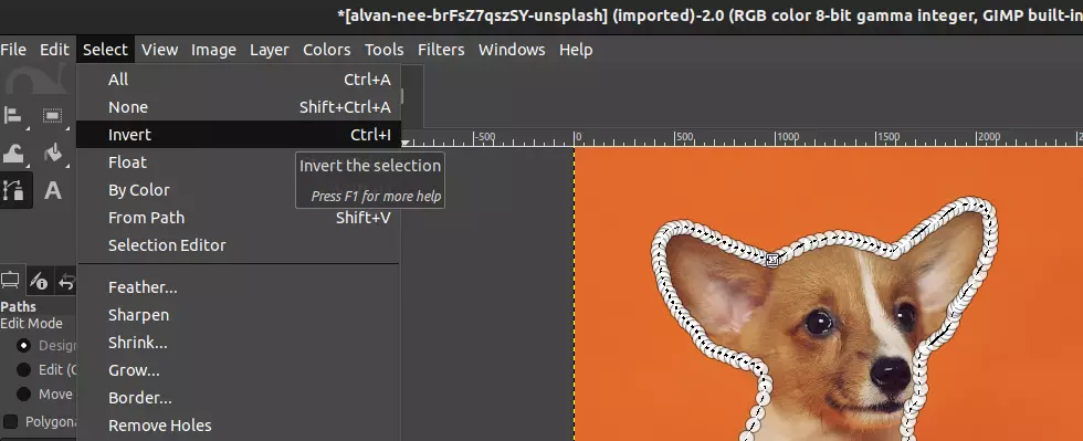 GIMP Силуэт үүсгэх 1184_4