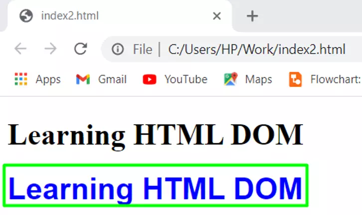 జావాస్క్రిప్ట్ ద్వారా HTML శైలిని ఎలా మార్చాలి 11851_4