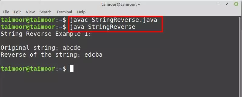 Een string in Java omkeren 11868_3