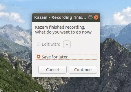 Yi rikodin allo tare da Kazam akan Ubuntu 11871_14