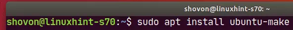 Installera de senaste utvecklarverktygen och IDE:erna på Ubuntu med hjälp av Ubuntu Make 11875_5