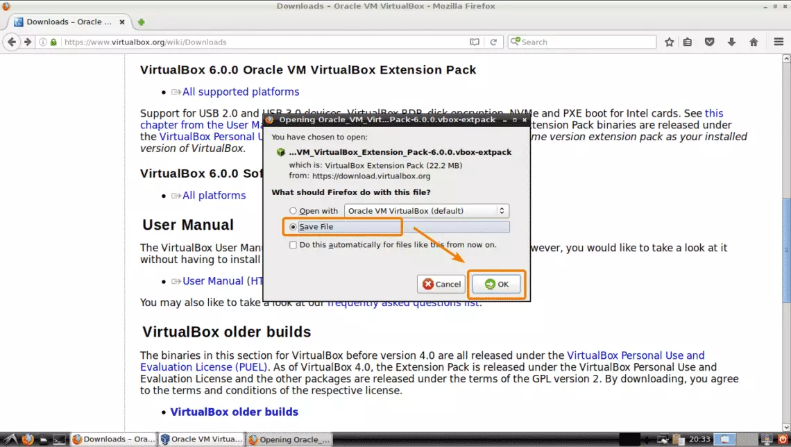 Debian இல் VirtualBox 6.0 ஐ நிறுவவும் 11877_19